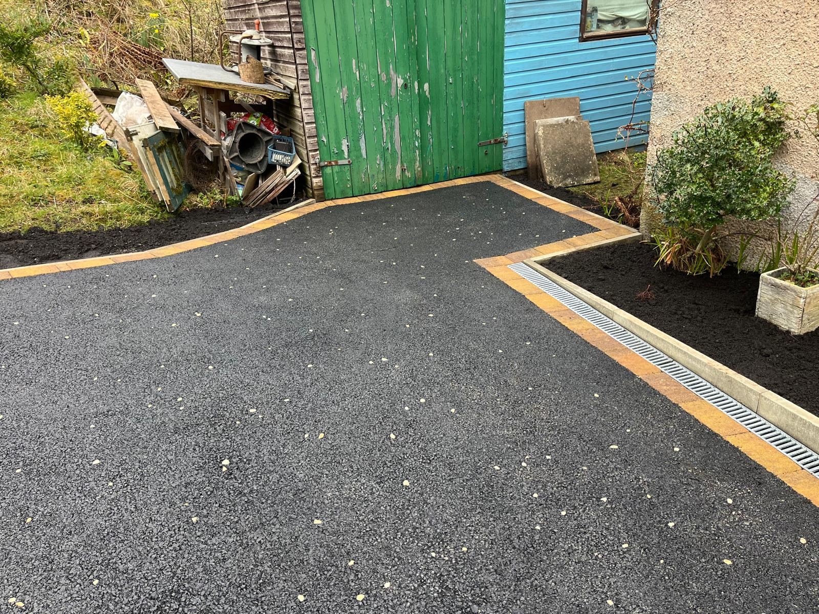 Tarmac Driveway Dunbar - Monoblock Edging, Path, Drainage